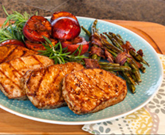 Balsamic Pork Chops With Bacon | Albertsons