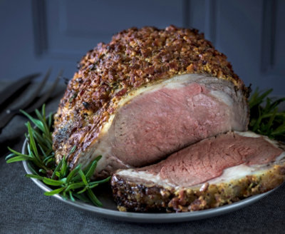 Prime Rib Roast with Hickory Smoked Bacon-Dijon Mustard Butter | Albertsons