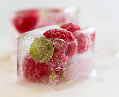 Raspberry Mint Ice Cubes | Safeway