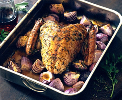 Roasted Turkey Breast with Maple-Herb Basting Sauce | Albertsons