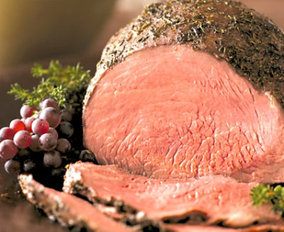 Thyme-Rubbed Beef Round Tip with Roasted Onion and Pear Wild Rice | Vons