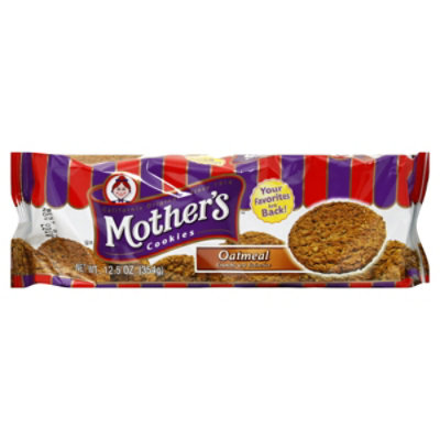Mothers Cookies Oatmeal 12.5 Oz pavilions
