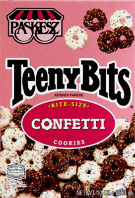 Paskesz Tiny Bits Confetti Cookies - 10 Oz - Albertsons