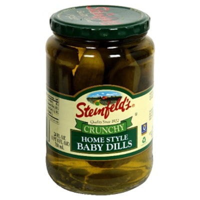 Steinfelds Pickles Home Style Crunchy Baby Dills - 24 Fl. Oz. - Vons