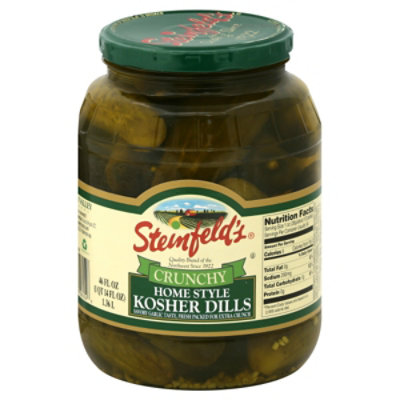 Steinfelds Pickles Home Style Crunchy Kosher Dills - 46 Fl. Oz. - Safeway