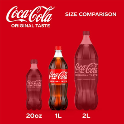 Coca-Cola Soda Pop Classic - 1 Liter - carrsqc