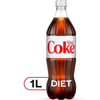 Diet Coke Soda Pop Cola - 1 Liter - safeway