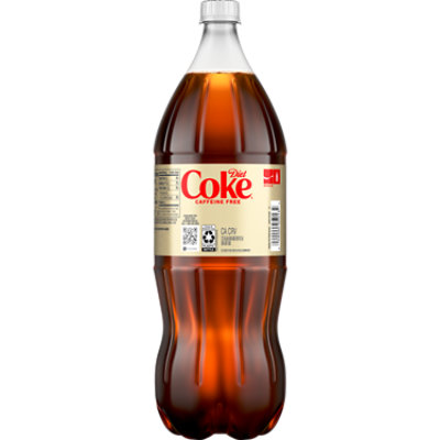 Diet Coke Soda Pop Cola Caffeine Free - 2 Liter - Vons