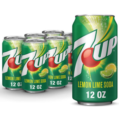 7UP Lemon Lime Soda In Can - 6-12 - Online Groceries | Vons