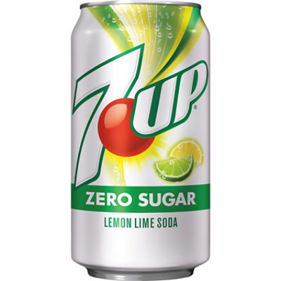 7UP Zero Sugar Lemon Lime Soda Cans Multipack - 12-12 Fl. Oz. - albertsons