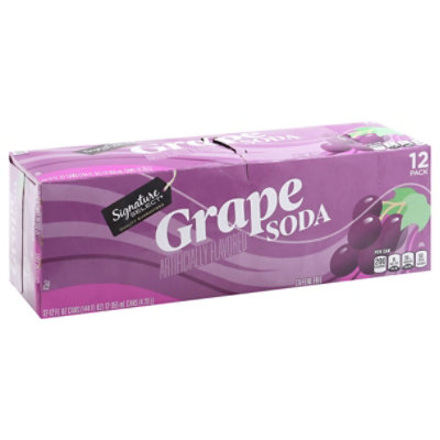 Signature SELECT Soda Grape - - Online Groceries | Safeway