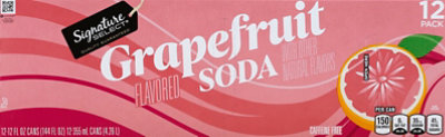 Signature SELECT Soda Grapefruit - 12-12 Fl. Oz. - safeway