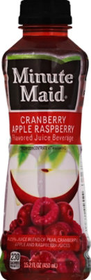 Minute Maid Flavored Beverage Cranberry Apple Raspberry Juice - 15.2 Fl ...