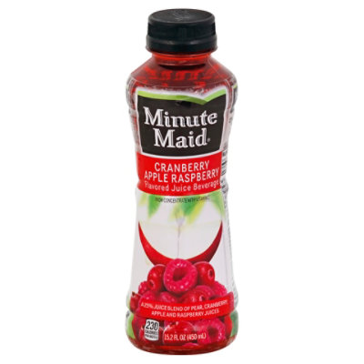 Minute Maid Flavored Beverage Cranberry Apple Raspberry Juice - 15.2 Fl ...
