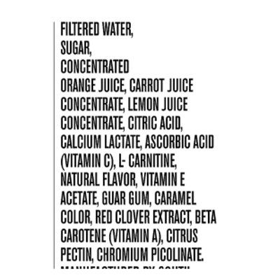 SoBe Elixir Flavored Beverage Orange Carrot - 20 Fl. Oz. - albertsons