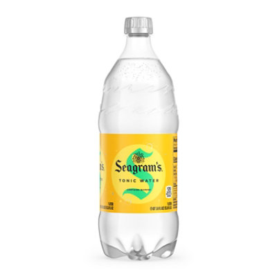 Seagrams Bottled Water Tonic Water - 1 Liter - Safeway
