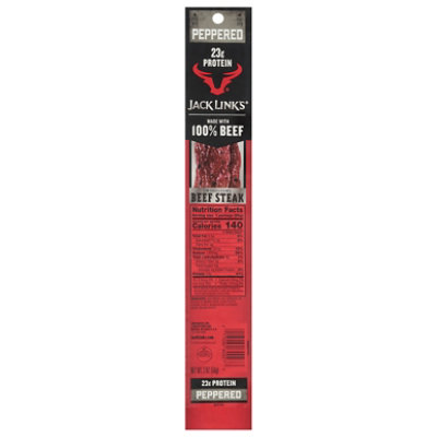 Jack Links Premium Cuts Beef Steak Peppered Jumbo - 2 Oz - vons