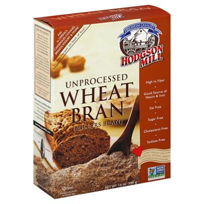 Hodgson Mill Wheat Bran Unprocessed - 14 Oz - ACME Markets