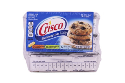 Crisco Baking Sticks All-Vegetable Shortening - 20 Oz - albertsons