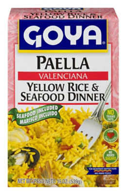 Goya Paella Yellow Rice & Seafood Dinner Box - 19 Oz - safeway