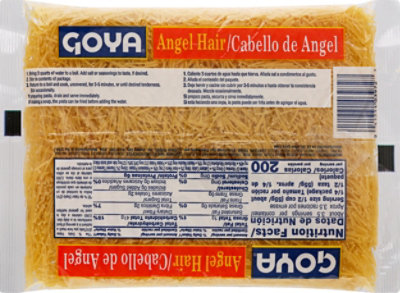Goya Pasta Enriched Angel Hair Bag - 7 Oz - Safeway
