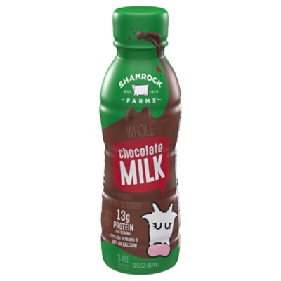 Shamrock Farms Milk Whole Chocolate - 12 Fl. Oz. - Jewel-Osco
