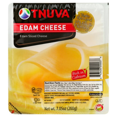 Tnuva Kosher Natural Sliced Emek Cheese - 7.05 Oz - jewelosco