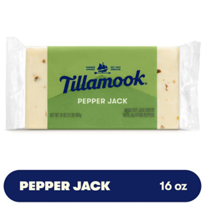 Tillamook Pepper Jack Cheese Block - 1 Lb - safeway