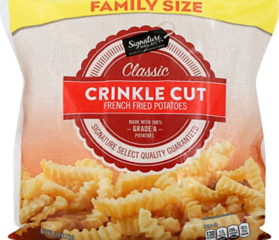 Signature SELECT Potatoes French Fried Crinkle Cut - 5 Lb - albertsons