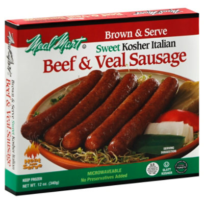 Meal Mart Sausage Beef And Veal - 12 Oz - safeway