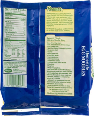 Reames Frozen Food Pasta Egg Noodles - 12 Oz - safeway