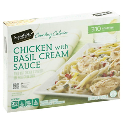 Signature SELECT Frozen Meal Chicken With Basil Cream Sauce - 8.5 Oz ...