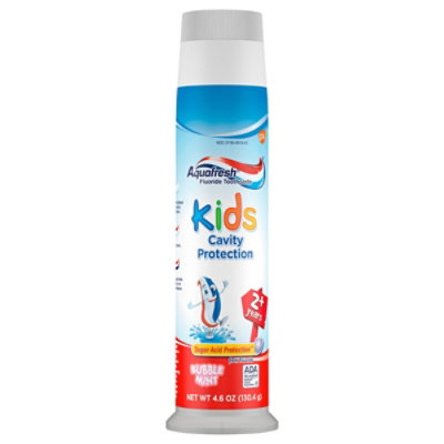 Aquafresh Toothpaste Kids Bubblemint - 4.60 Oz - safeway