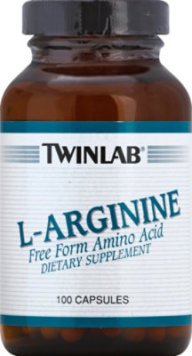 TwinLab LArginine 500 Mg Capsules - 100 Count - Kings Food Markets