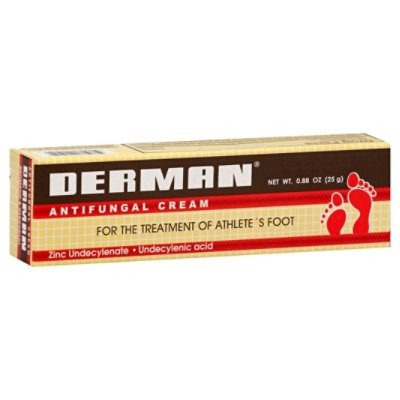 Derman Antifungal Foot Cream - 0.88 Oz - safeway