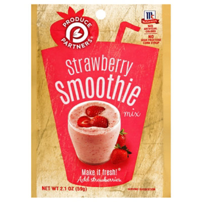 McCormick Produce Partners Mix Strawberry Smoothie - 2.1 Oz - jewelosco