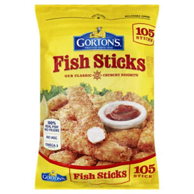 Gortons Fish Sticks Crunchy - Online Groceries | Pavilions