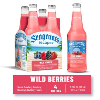 Seagrams Wild Berries Cooler - 4-12 Fl. Oz. - albertsons