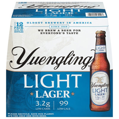 Yuengling Light Lager Beer Bottles - 12-12 Fl. Oz. - Pavilions