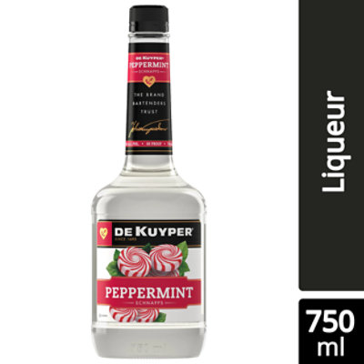 DeKuyper Schnapps Liqueur Peppermint 60 Proof - 750 Ml - albertsons
