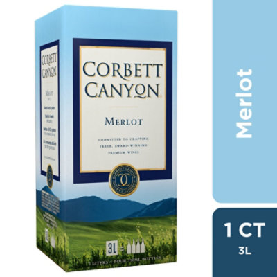 Corbett Canyon Merlot Red Wine - 3 Liters - albertsons