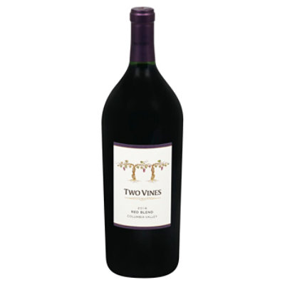 Two Vines Wine Merlot Cabernet - 1.5 Liter - Albertsons