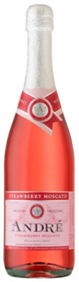 Andre Strawberry Moscato Champagne Sparkling Wine 750 Ml carrsqc