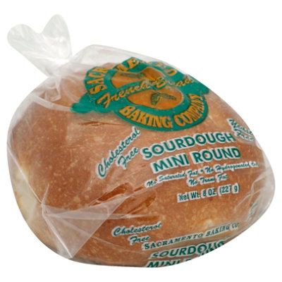 Sacramento Baking Bread Sourdough Mini Round - 8 Oz - Tom Thumb
