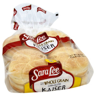 Sara Lee Corn Dusted Whole Grain Kaiser Bun - 26 Oz - safeway