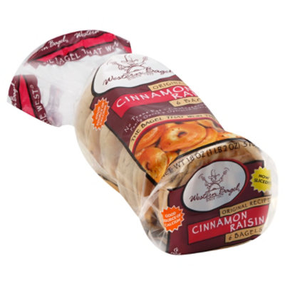 Western Bagel Cinnamon And Raisin Bagel - 18 Oz - safeway