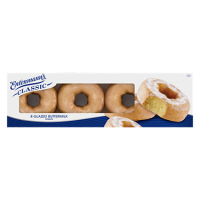 Entenmann's Glazed Buttermilk Donuts - 18 Oz - vons