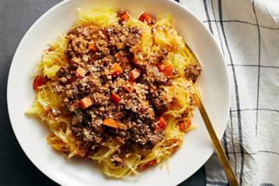 Beef Bolognese over Roasted Spaghetti Squash | Jewel-Osco