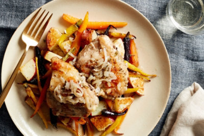 Chicken al Mattone with Roasted Carrots and Potatoes | Safeway