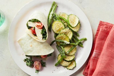 Chicken Caesar Wraps with Roasted Zucchini and Green Beans | Safeway